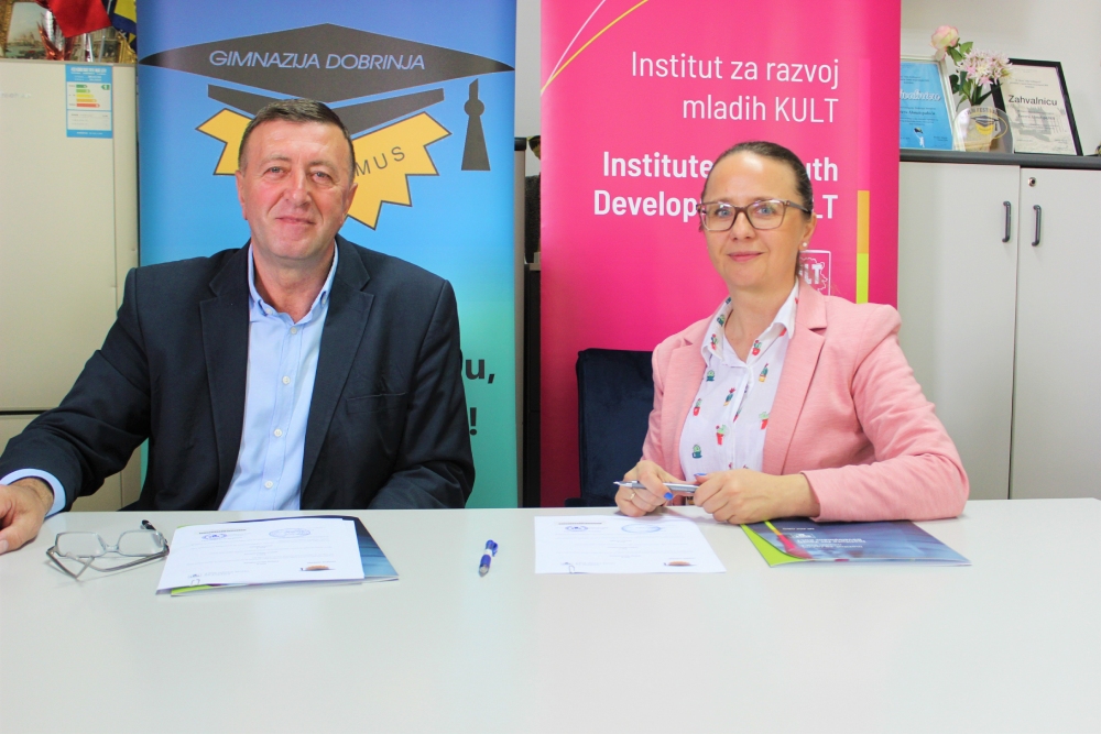 Saradnjom između Instituta i Gimnazije Dobrinja do novih prilika za učenike